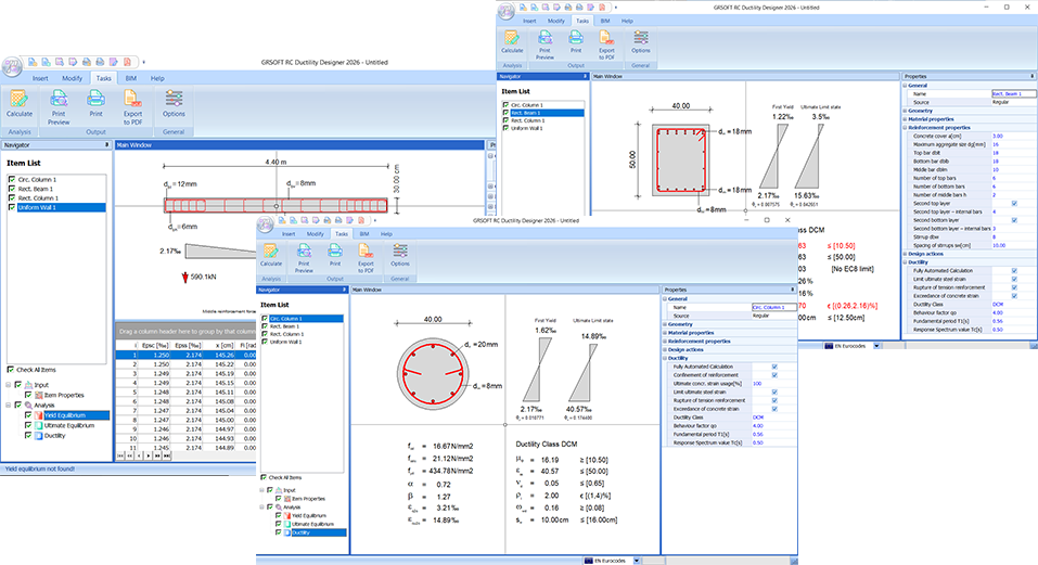 RC Ductility Designer 2026 - DCOdes