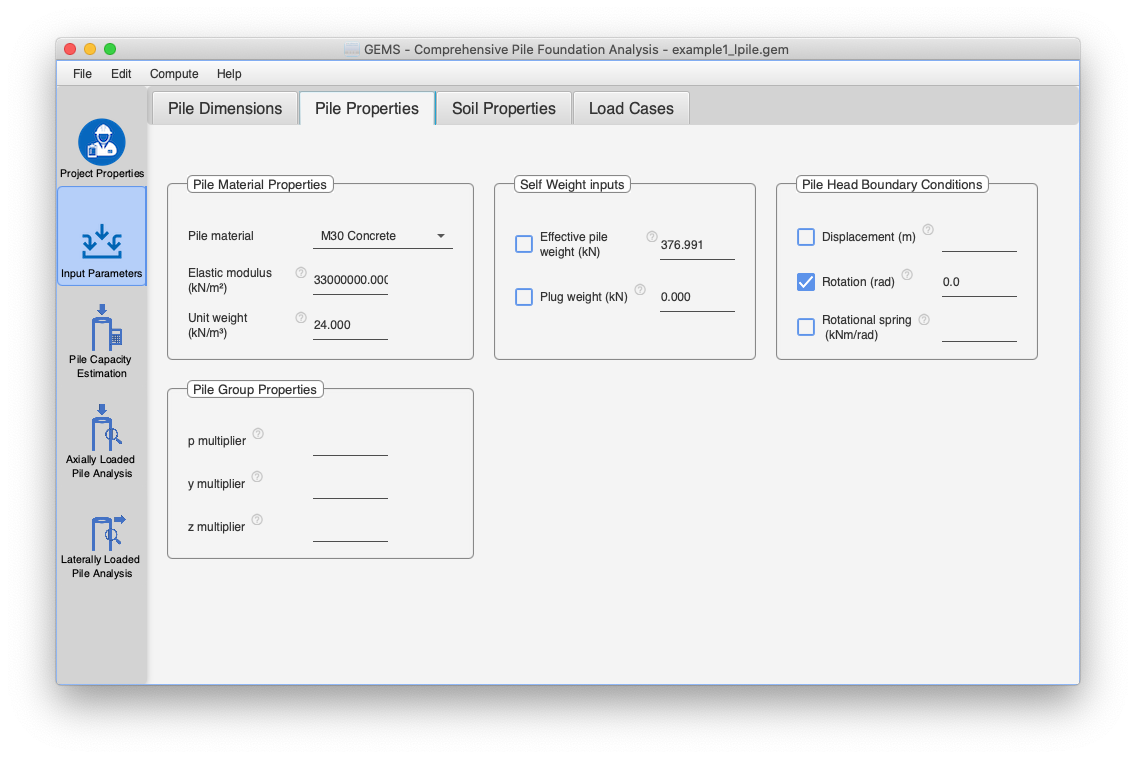 Comprehensive Pile Foundation Analysis - DCOdes